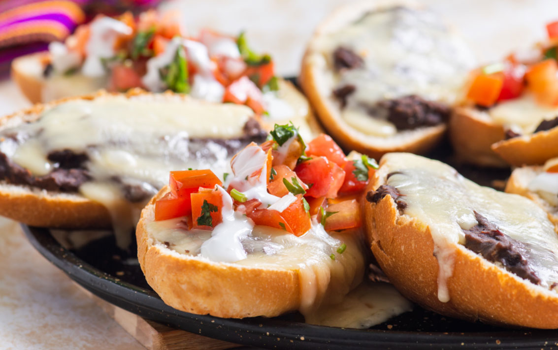 Molletes with Queso Oaxaca | Tío Francisco